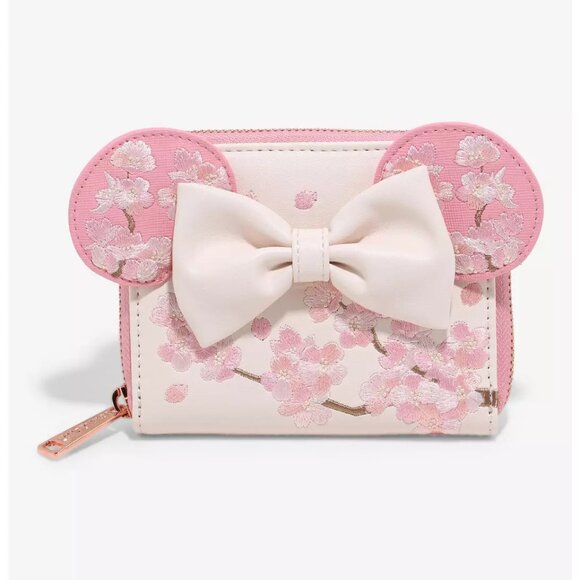 Loungefly | Bags | Loungefly Disney Minnie Mouse Cherry Blossom Ears ...